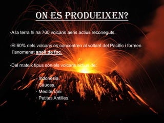 Els volcans | PPT