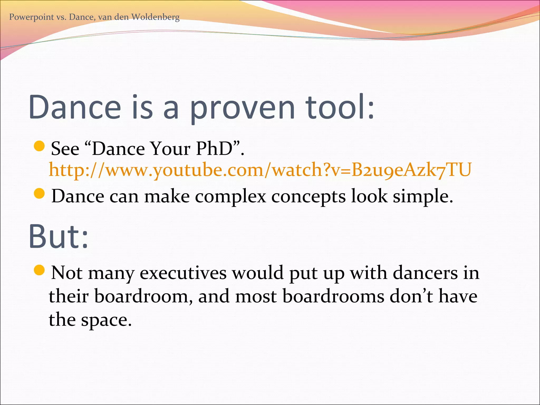 Powerpoint vs Dance | PPT
