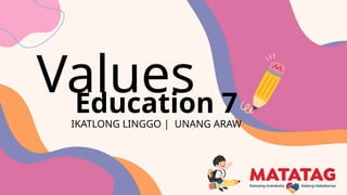Powerpoint_Week 3_Mapagpakumbaba.pptx tungkol sa ugaling pagpapakumbaba ...