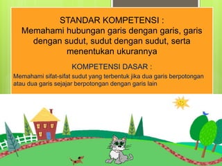 Powerpoint wenni garis dan sudut | PPTX