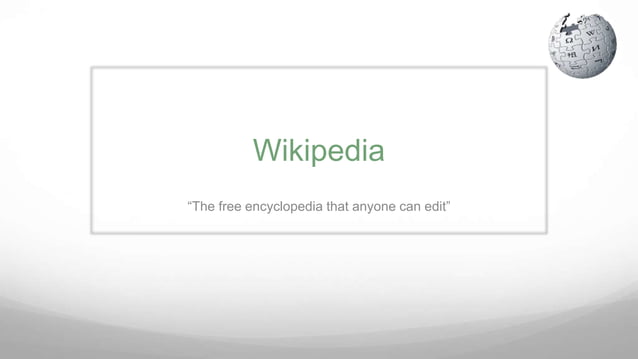 Powerpoint Wikipedia VIVES | PPT