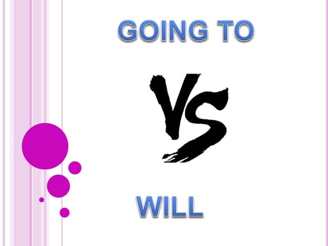 Power point will vs going to | PPTX