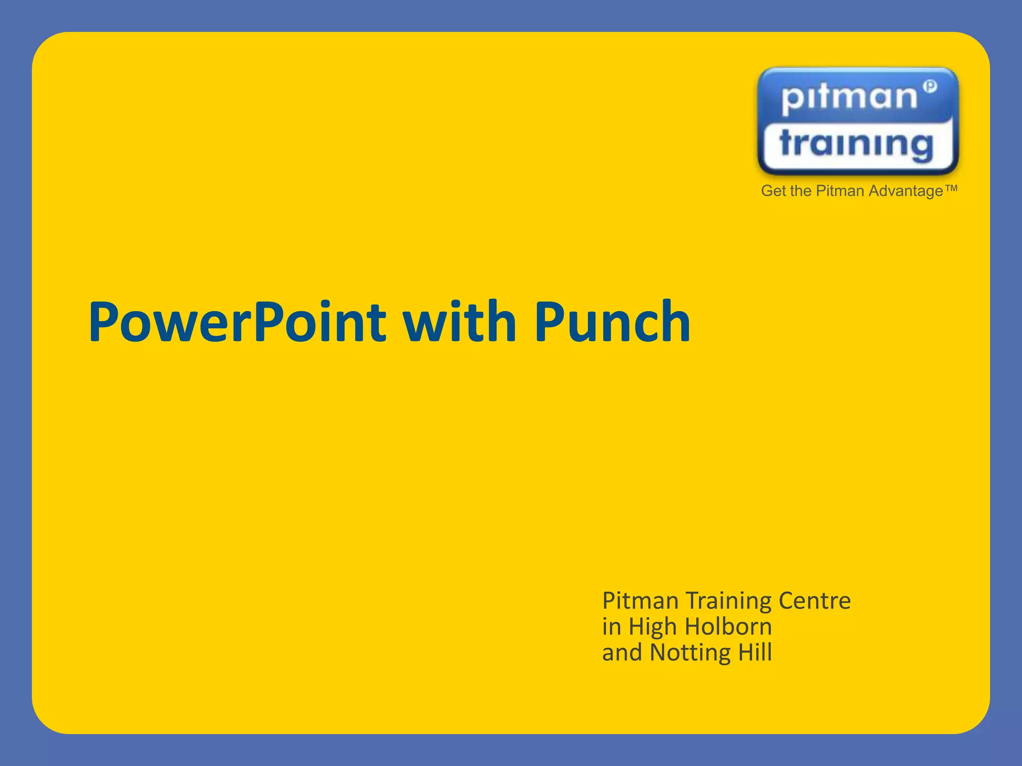 Power point with punch | PPTX