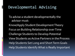 Getting Real:Advising in Developmental Education | PPT