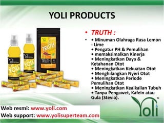 YOLI PRESENTATION by superteam INDONESIA | PPT