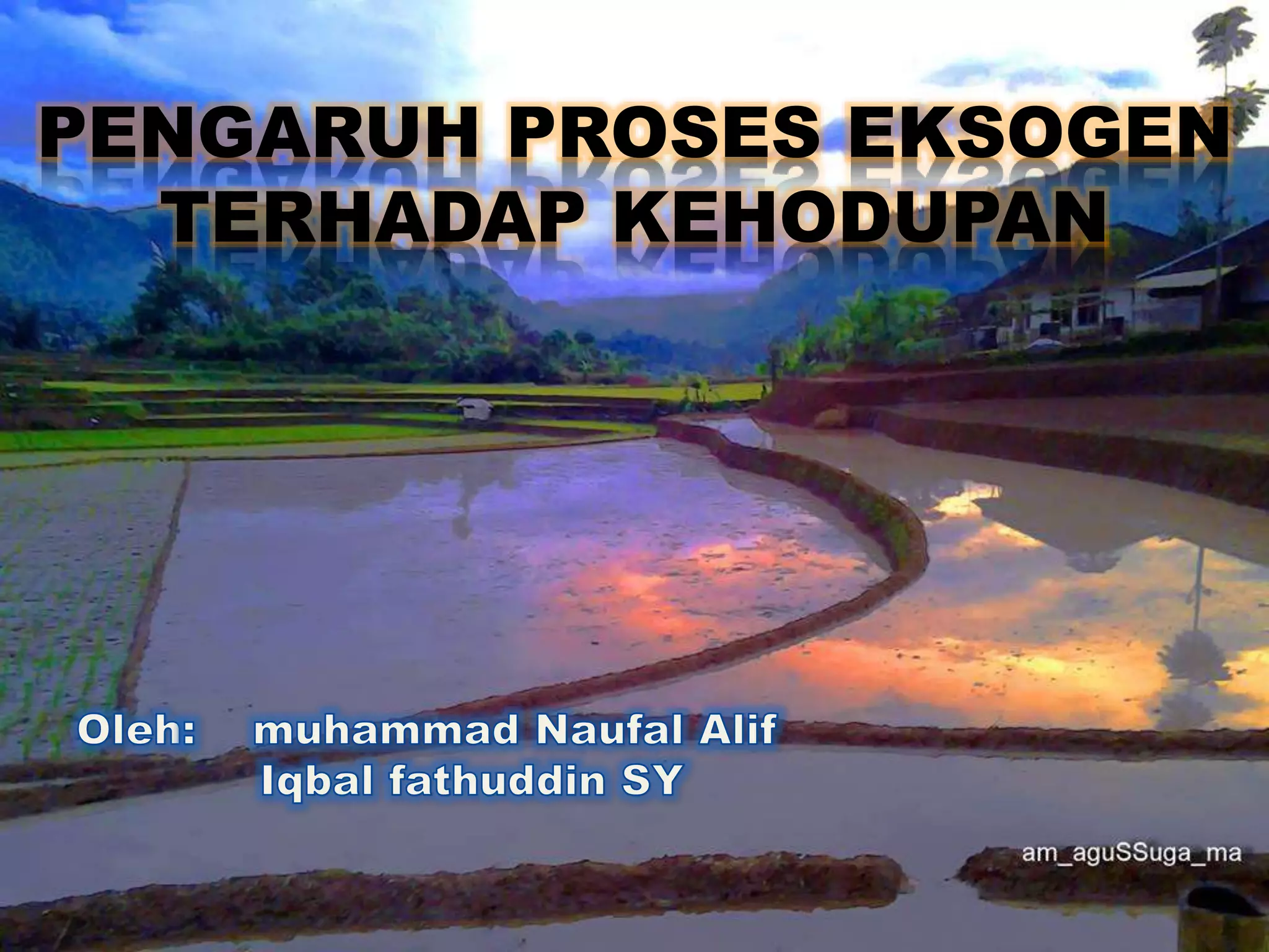 Power poit geografi_pengaruh_eksogen | PPT