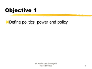 power and policy in nursing management.ppt