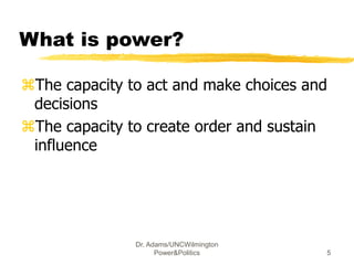power and policy in nursing management.ppt