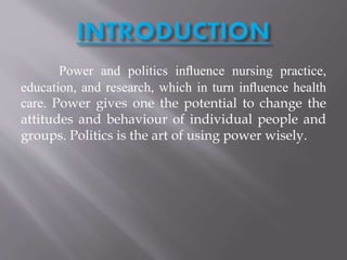 Power & politics | PPTX