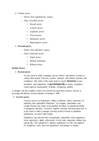 Power & Politics in an organization | DOCX