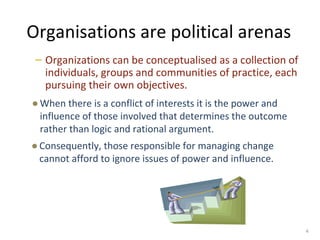 Power, politics and stakeholder management | PPT