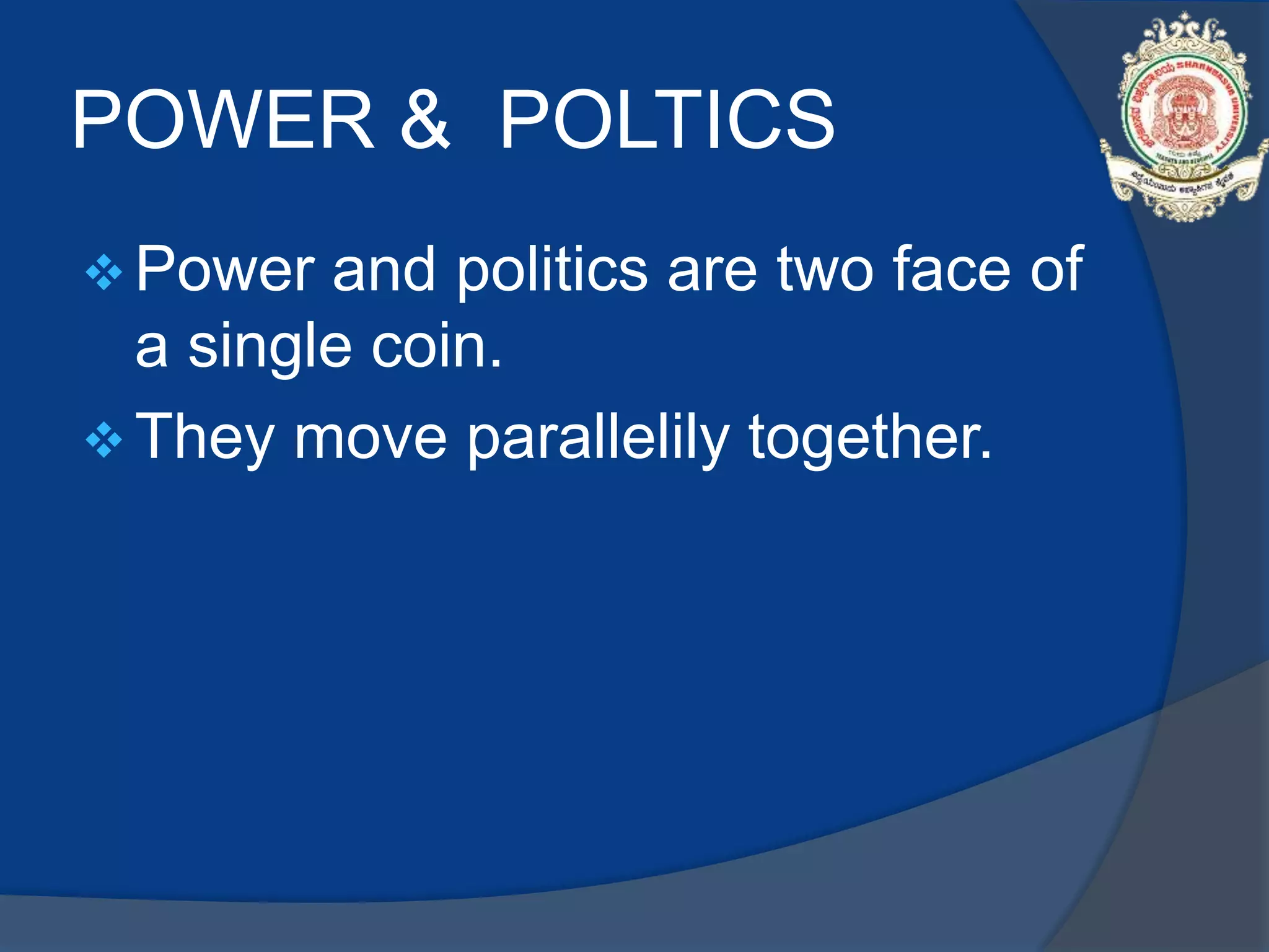 Power Politics and Organizational Change | PPTX