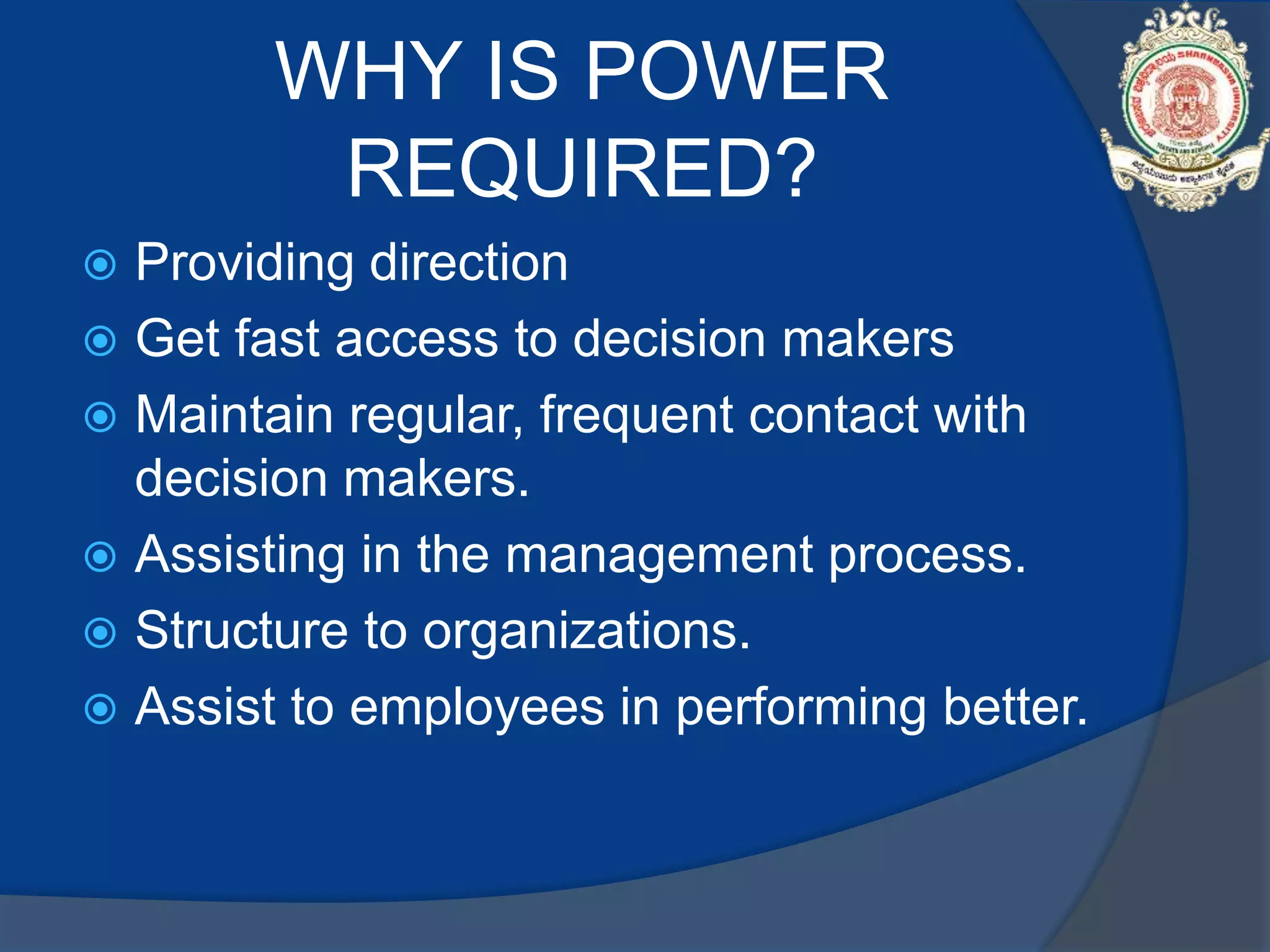 Power Politics and Organizational Change | PPTX