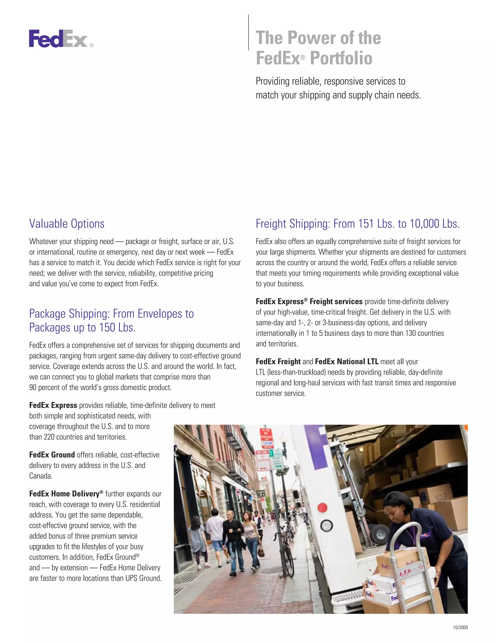 FedEx Portfolio | PDF