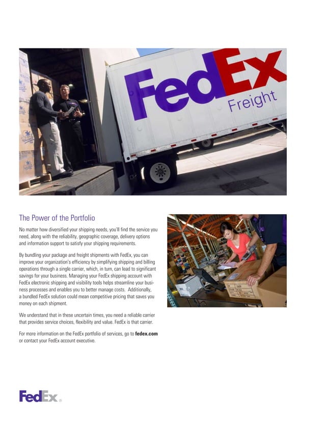 FedEx Portfolio | PDF