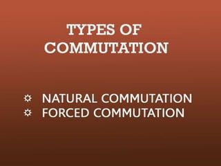Class C & Class D Commutation | PPT