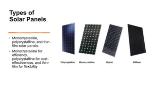 Presentation about Generation of Electricity using Solar Energy | PPTX