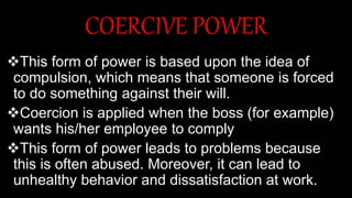 POWER ppt nature, dimentions and consequences | PPTX