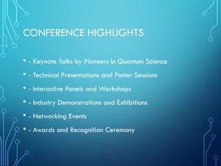 Global Congress on Quantum Computing and Applications | PDF