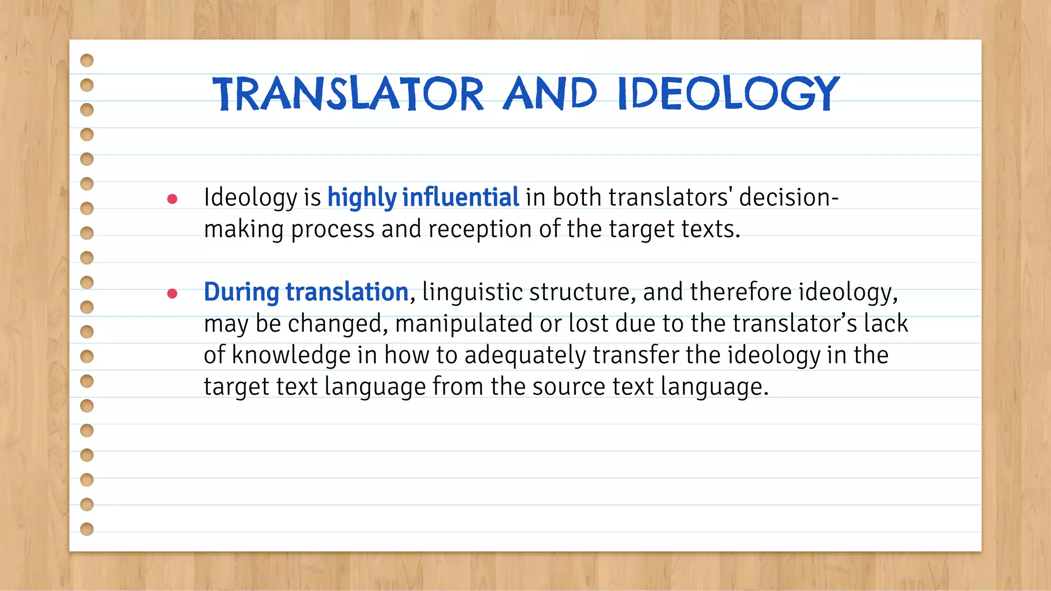 TRANSLATION, POWER & IDEOLOGY | PDF