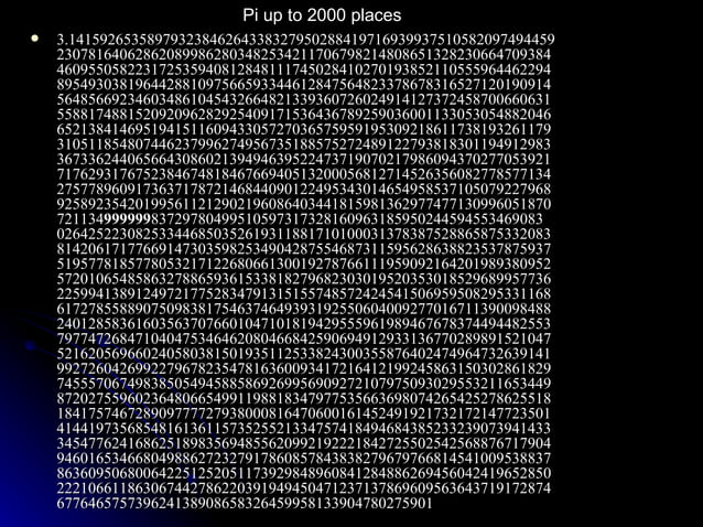 Power presentation of pi | PPT