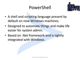 Powerpreter: Post Exploitation like a Boss | PPT