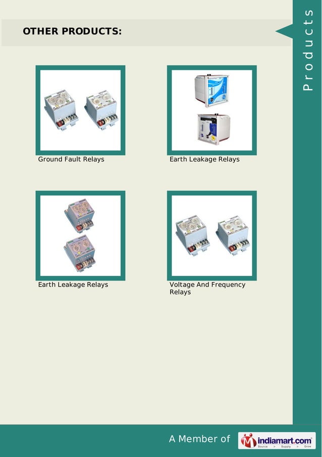 Protech Engineering & Controls Pvt. Ltd., Mumbai, IDMT Relays | PDF