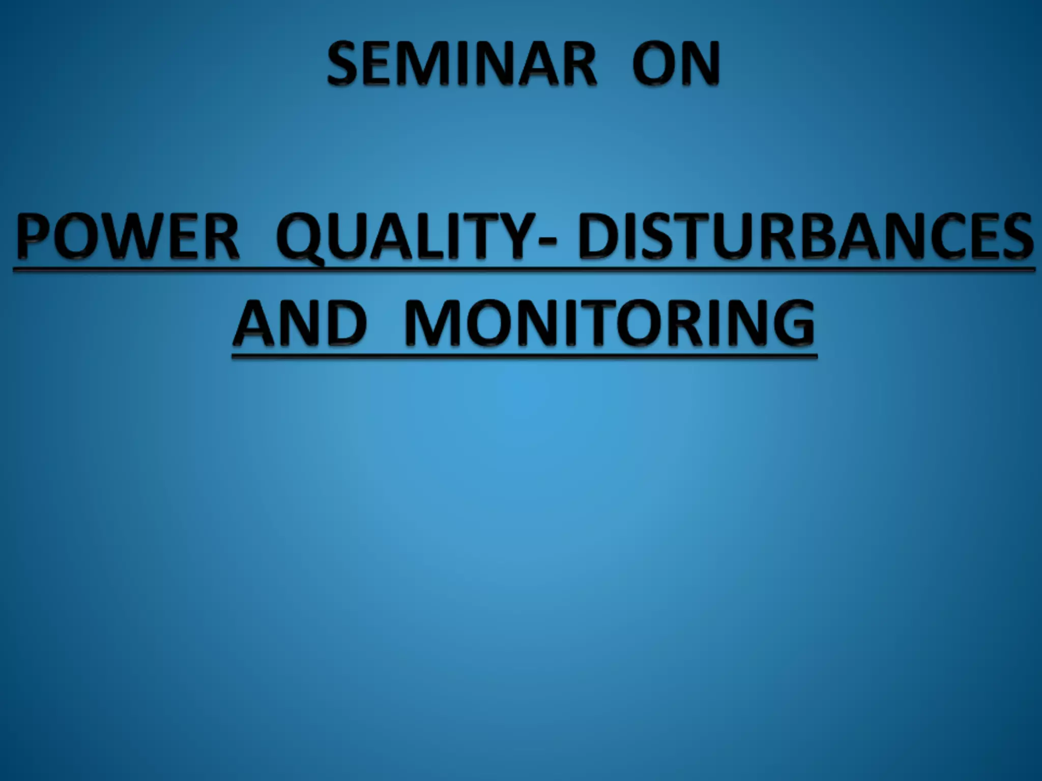 Power quality | PPTX