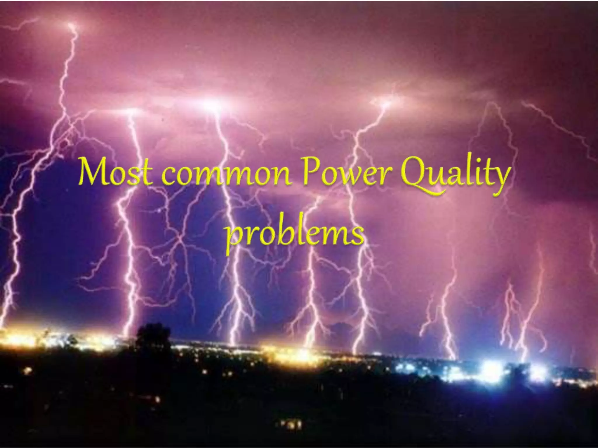 Power Quality | PPTX