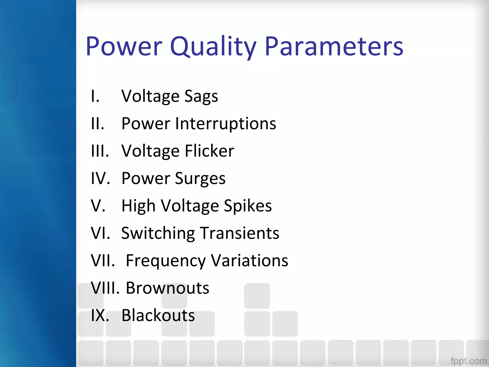 Power Quality | PPTX