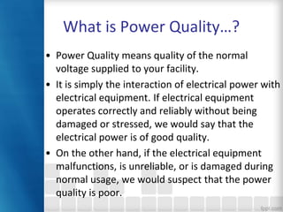 Power Quality | PPT