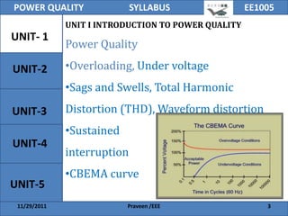 Power quality (IV-EEE) | PPT