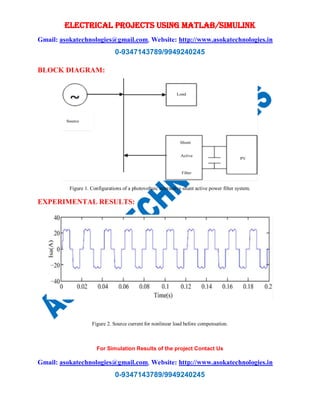 Power Quality Analysis and Enhancement of Grid Connected Solar Energy ...