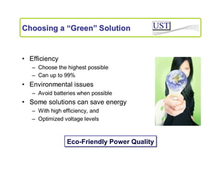UST Power Quality Basics | PDF