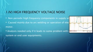 Power quality disturbances | PPTX