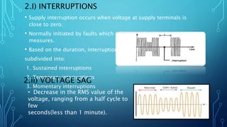 Power quality disturbances | PPTX
