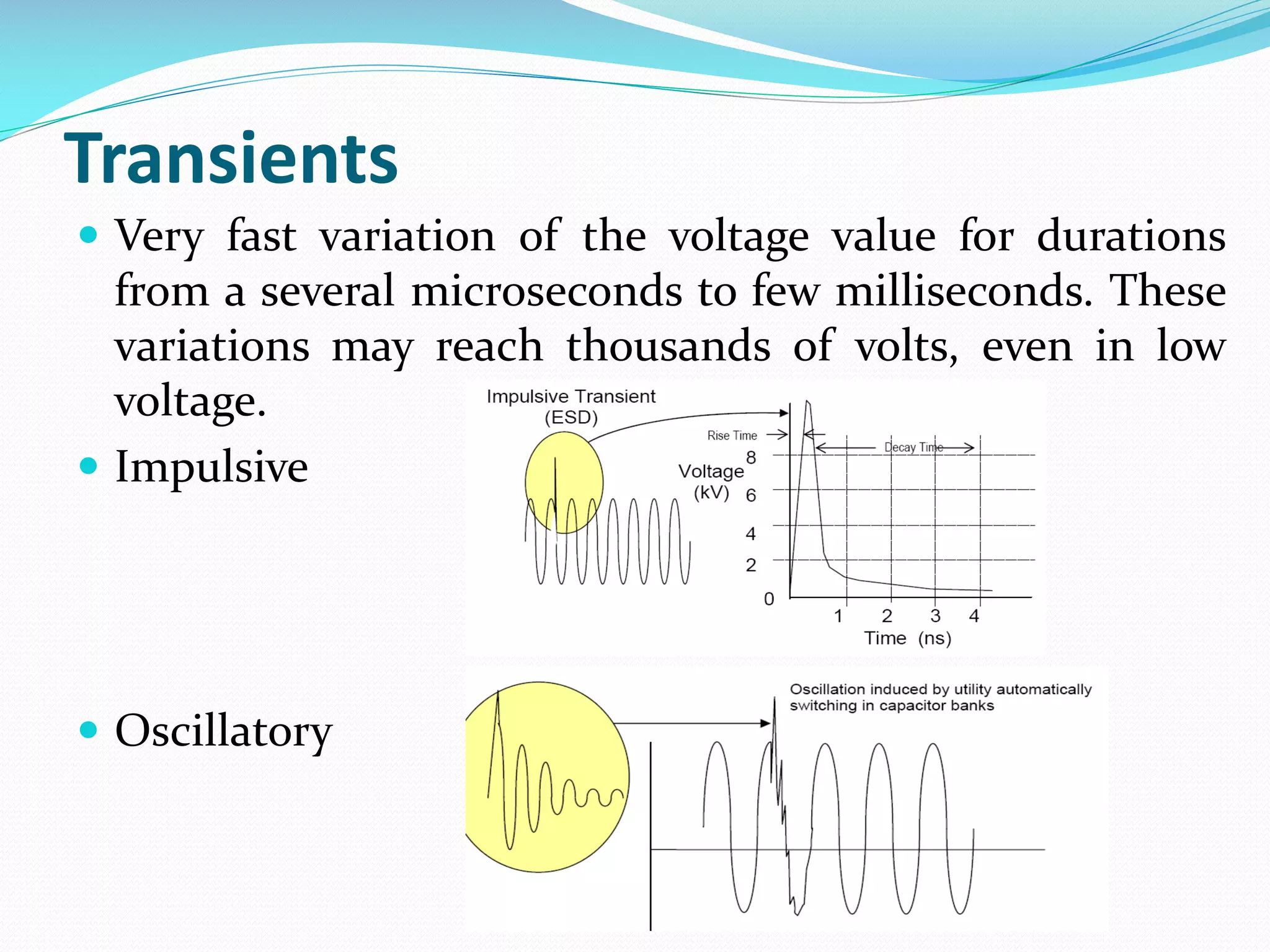 Power quality disturbances | PDF