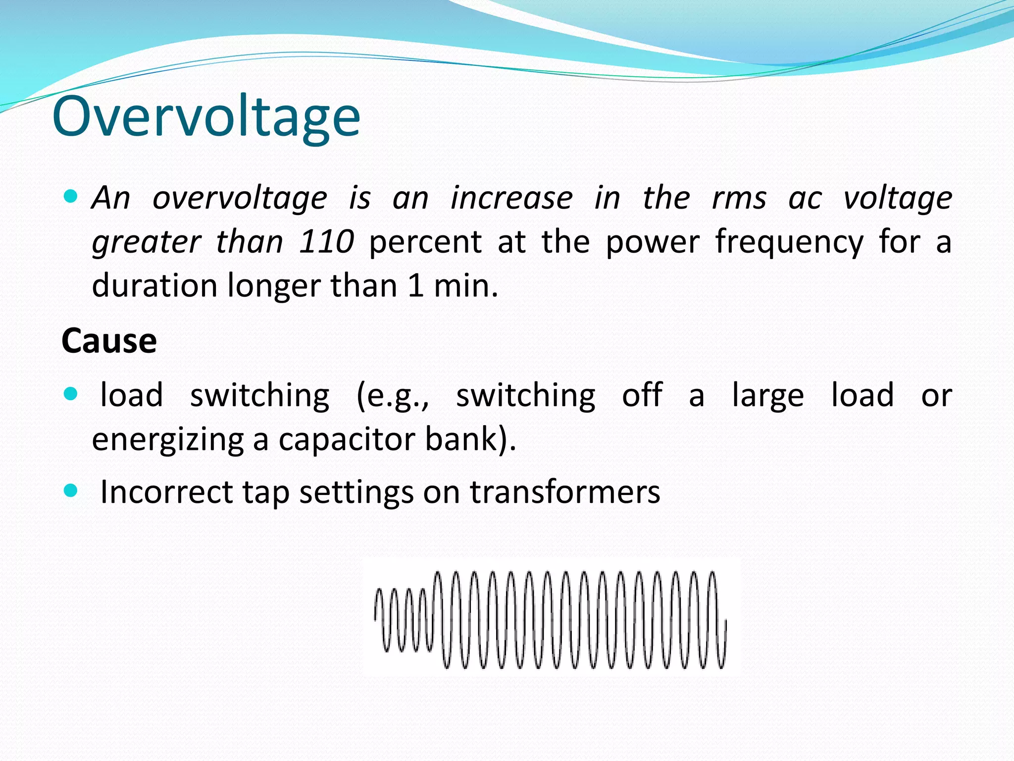 Power quality disturbances | PDF