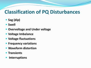 Power quality disturbances | PDF