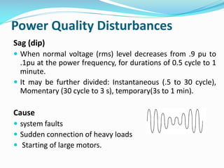 Power quality disturbances | PDF