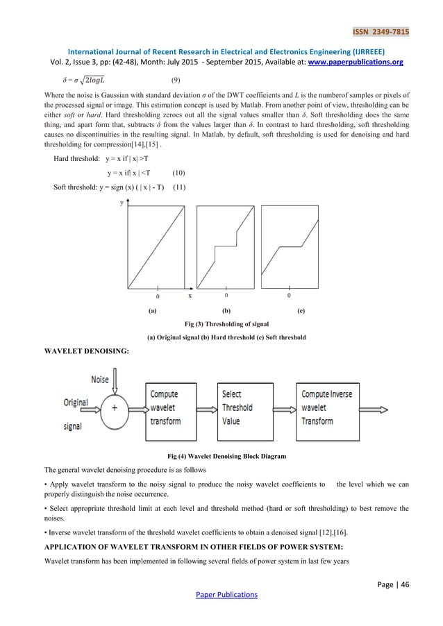 Power Quality Identification Using Wavelet Transform A Review Pdf