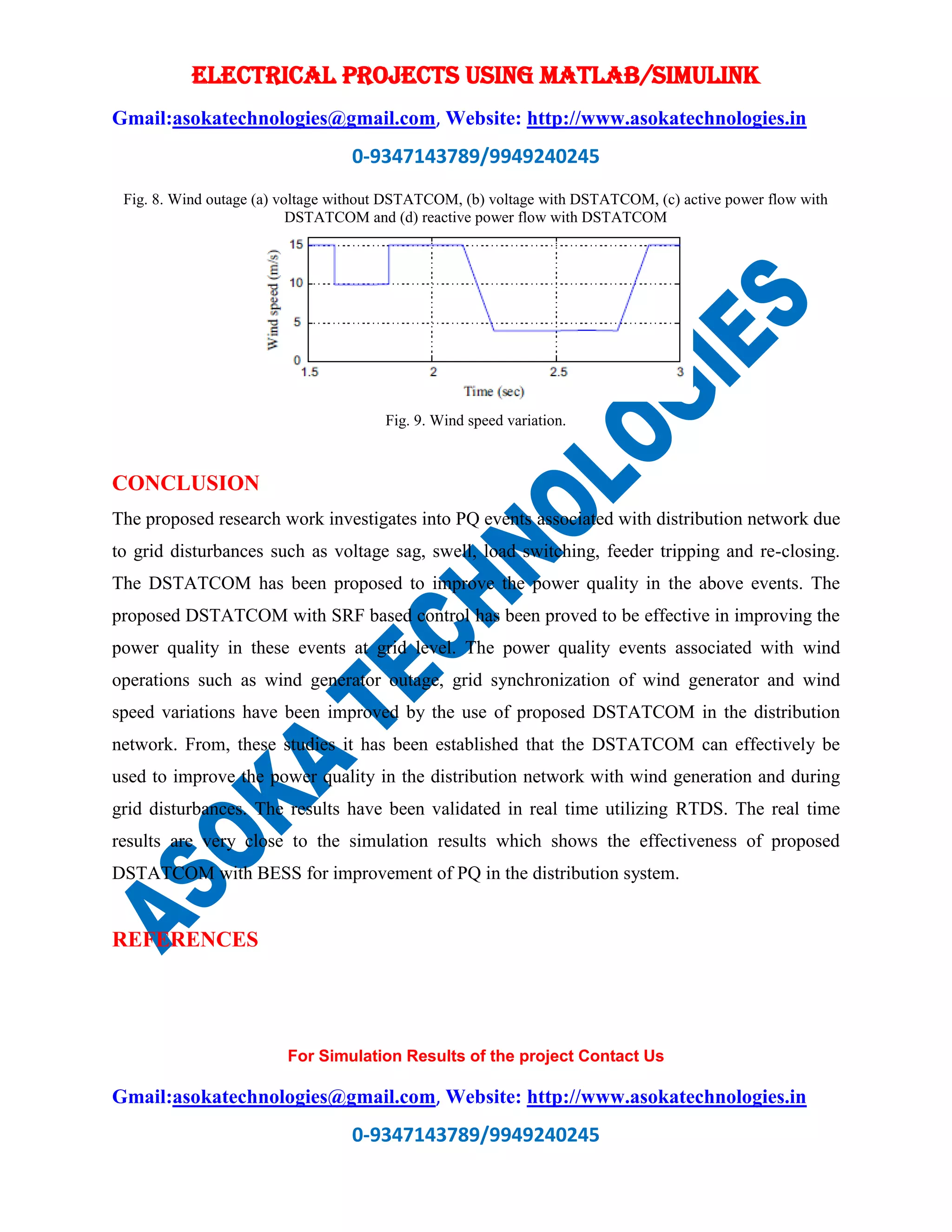 Power quality improvement in distribution network using DSTATCOM with battery energy storage ...