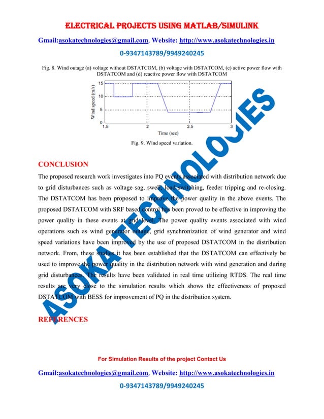 Power quality improvement in distribution network using DSTATCOM with battery energy storage ...