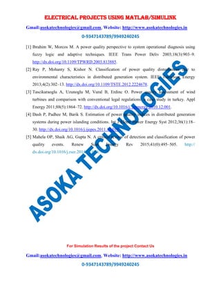 Power quality improvement in distribution network using DSTATCOM with battery energy storage ...