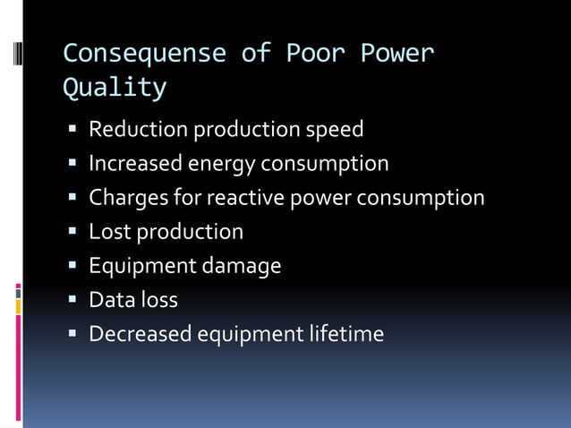 Power quality improvement techniques | PPTX | Power and Energy Industry | Industries