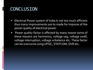 Power quality improvement techniques | PPTX
