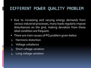 Power quality improvement techniques | PPTX
