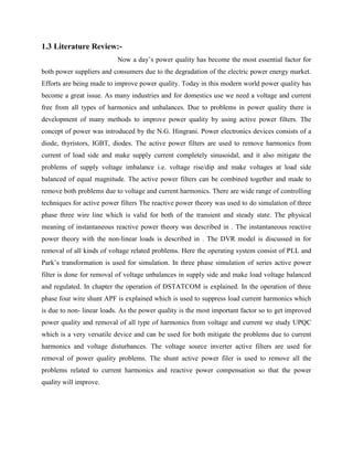 Power quality improvement using UPQC | PDF