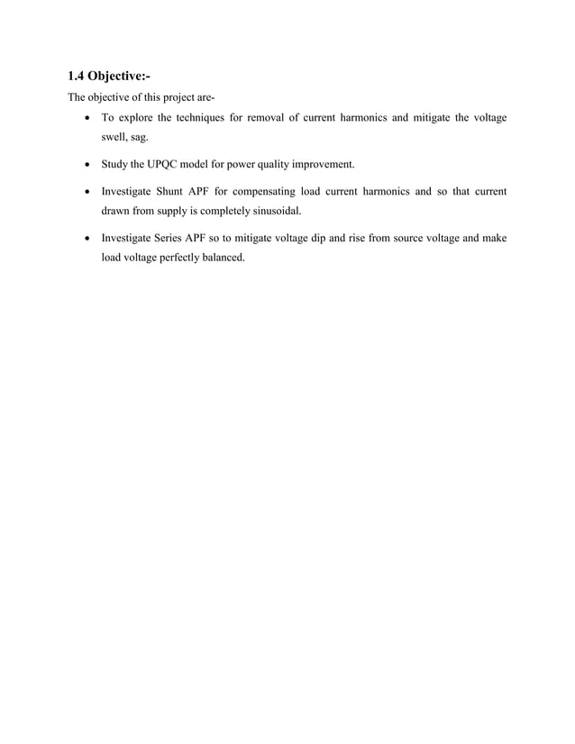 Power quality improvement using UPQC | PDF