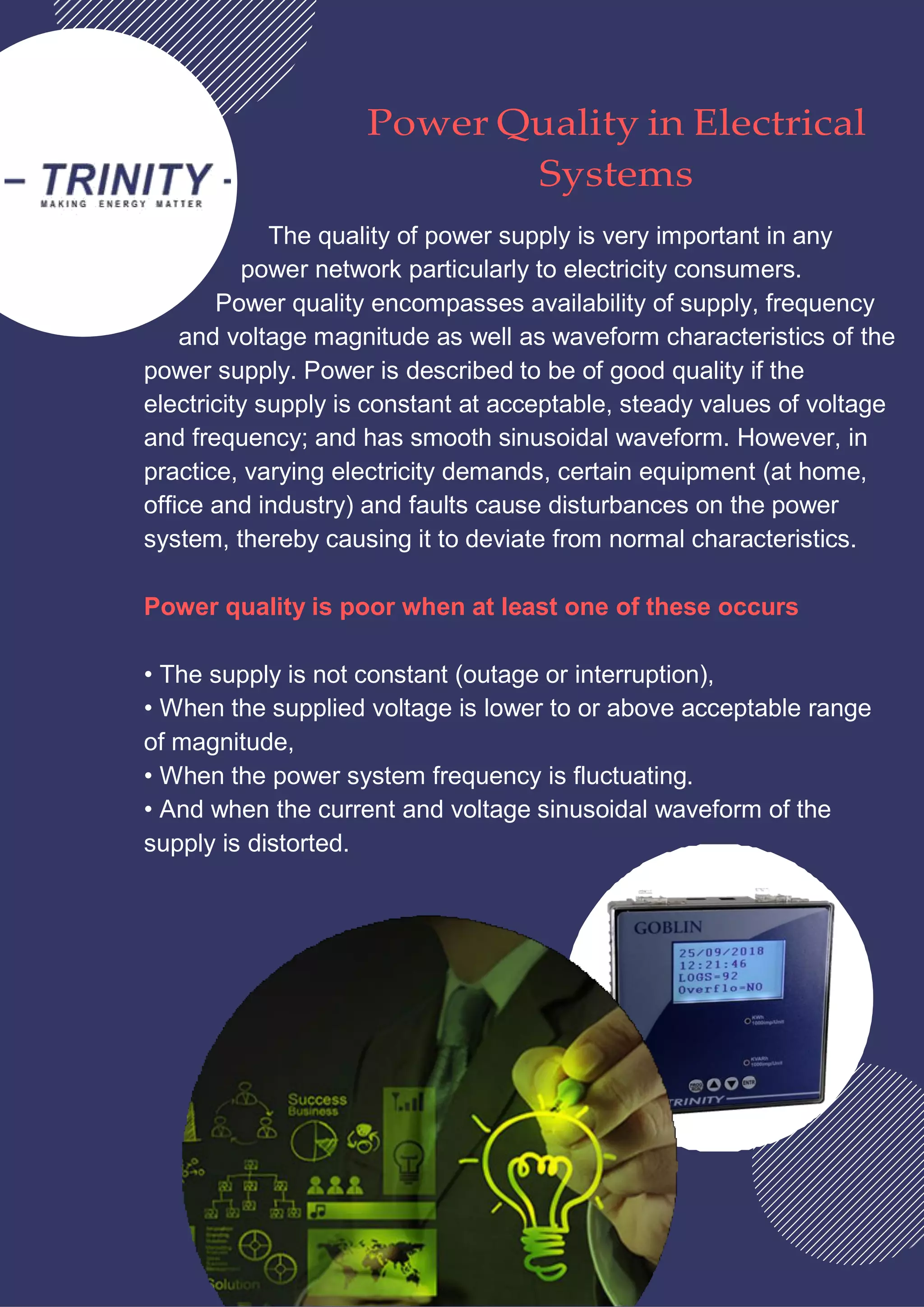 Power quality in electrical systems | PDF